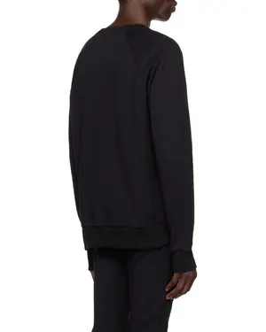 Balmain Logo Print Crewneck Sweatshirt