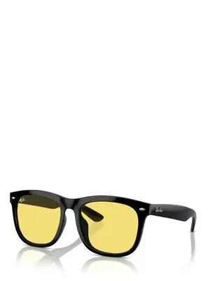Ray-ban Wayfarer Sunglasses With Logo Detail - Yellow
