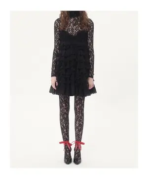 Valentino Garavani Chiffon Ruffled Short Dress