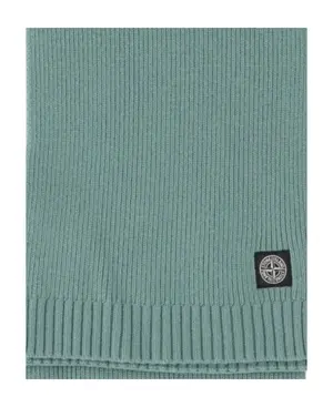 Stone Island Logo Blended Scarf
