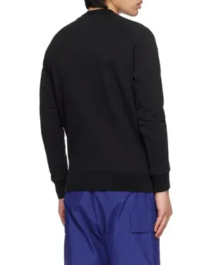 Maison Kitsuné Logo Patch Crewneck Sweatshirt