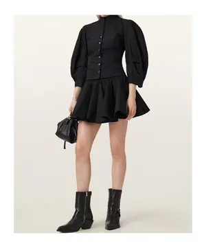 ALLSAINTS Tulip Ponte Mini Skirt