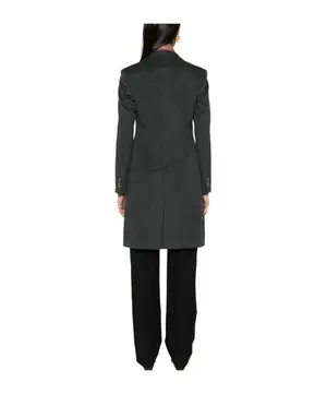 Tagliatore Double-breasted Coat - Black