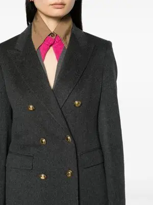 Tagliatore Double-breasted Coat - Black
