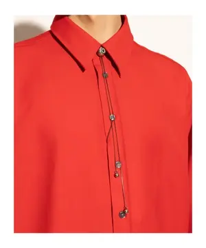 LEMAIRE Cat Eye Rattle Bolo Tie Necklace