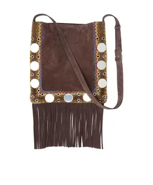 Valentino Garavani Nellcôte Fringed Cross Body Bag - Multicolor