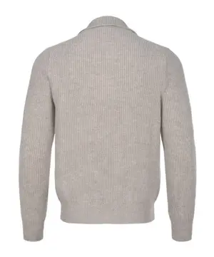Tagliatore V-neck Knitted Polo Shirt
