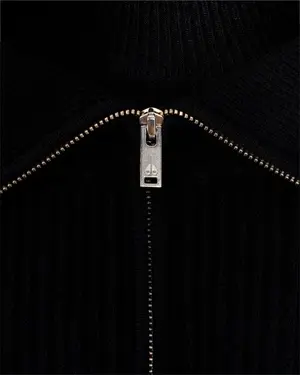 Moose Knuckles Colson Ribbed Knit Cardigan