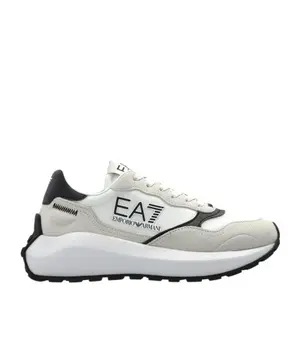 EA7 Logo Patch Lace-up Sneakers