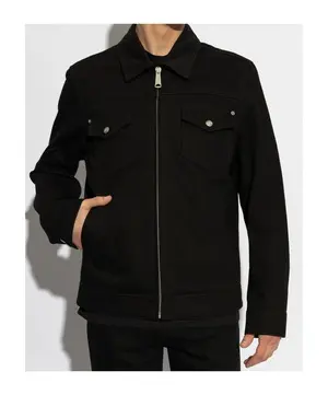 Alexander McQueen Zip-up Denim Jacket