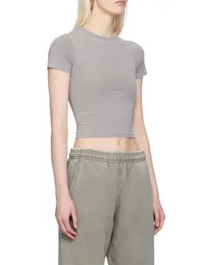 ENTIRE STUDIOS Short Sleeve Cropped Crewneck T-shirt