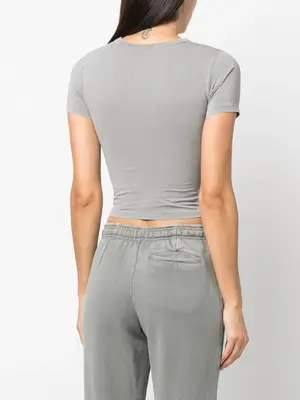 ENTIRE STUDIOS Short Sleeve Cropped Crewneck T-shirt
