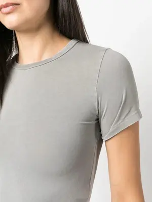 ENTIRE STUDIOS Short Sleeve Cropped Crewneck T-shirt