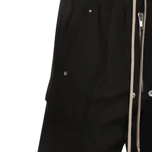 Rick Owens Hollywood Cargo Poplin Pants - Black