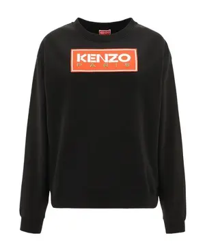 Kenzo Logo-printed Crewneck Sweatshirt - Black