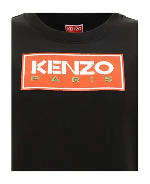 Kenzo Logo-printed Crewneck Sweatshirt - Black