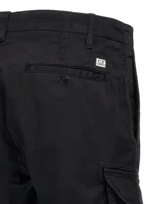 C.P. COMPANY Cargo Pants With Logo Badge Detail