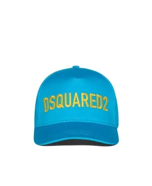 Dsquared2 Logo Embroidered Baseball Cap - Blue