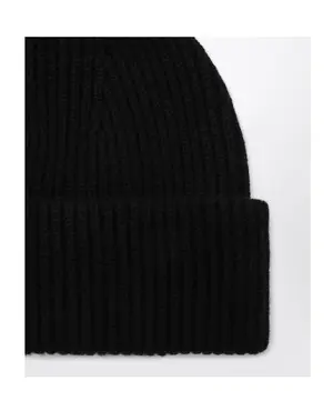 Almada Label Ribbed Beanie Hat
