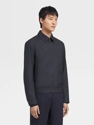 Zegna Leggerissimo Zip-up Shirt Jacket