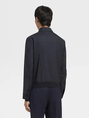 Zegna Leggerissimo Zip-up Shirt Jacket