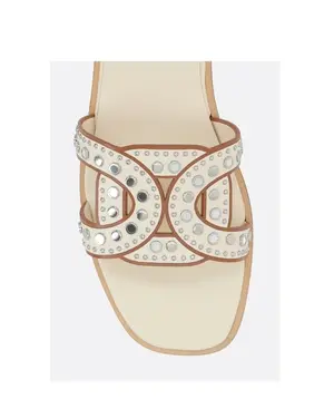 TOD'S Studded Slip-on Sandals