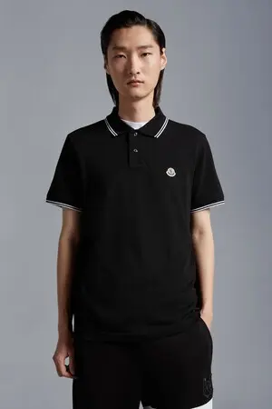 Moncler Logo Patch Polo Shirt