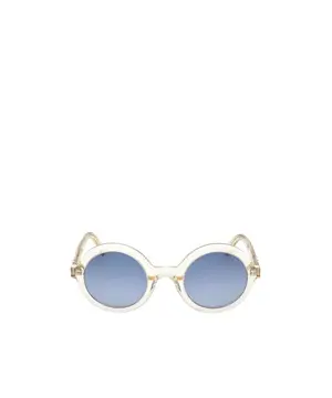 Moncler Round Frame Sunglasses - Blue