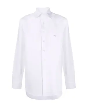 Etro Embroidered-motif Long-sleeve Shirt