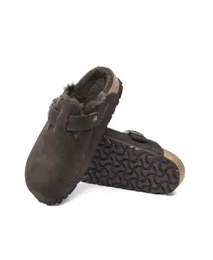 BIRKENSTOCK Boston Shearling Slip-on Mules
