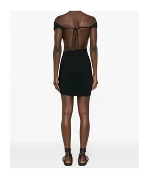AMAZUIN Ester Cowl Neck Mini Dress