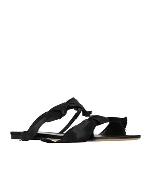 THE ROW Vika Satin Knot Sandals