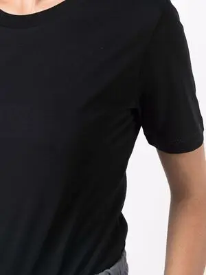 Emporio Armani Round Neck Cotton T-shirt - Black