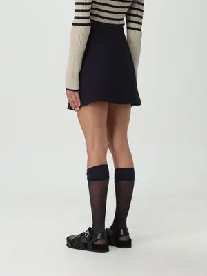 A.p.c. High-waisted A-line Mini Skirt
