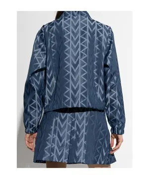 Michael Kors Geometric Pattern Zip Jacket