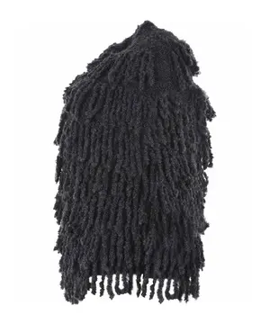 ALYSI Sleeveless Fringe Gilet