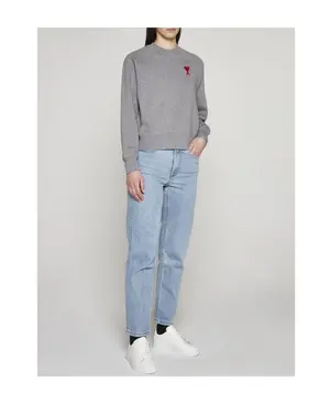 AMI Paris De Coeur Monogram Sweatshirt