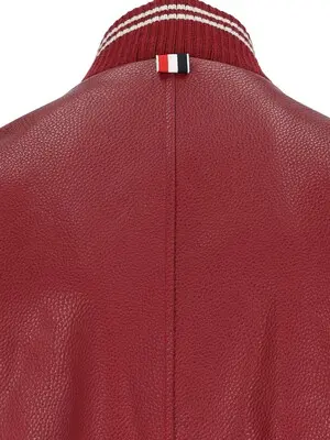 Thom Browne Zip-up Varsity Jacket