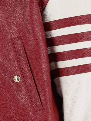 Thom Browne Zip-up Varsity Jacket