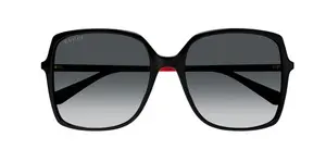 Gucci Oversized Square Frame Sunglasses - Black