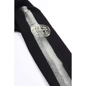 Stone Island Logo Printed Crewneck Sweatshirt