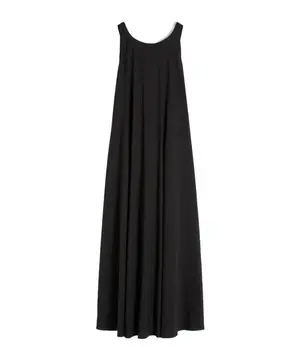 Max Mara Sleeveless Maxi Dress With Tie-back Detail