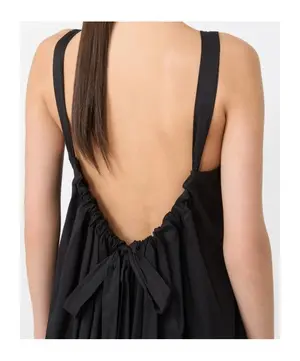 Max Mara Sleeveless Maxi Dress With Tie-back Detail