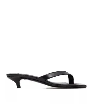 TOTEME Thong High-heeled Sandals - Black