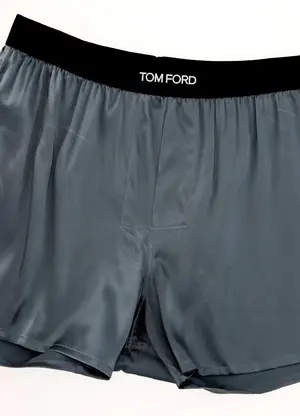 TOM FORD Logo-waistband Silk-blend Boxer Shorts