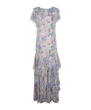 Ralph Lauren Ruffled Floral Maxi Dress