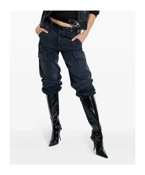 DIESEL® D-pot-cargo Logo Plaque Jeans