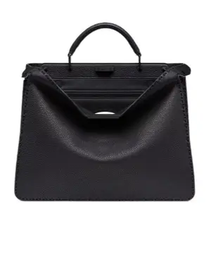 Fendi Selleria Top Handle Bag - Black