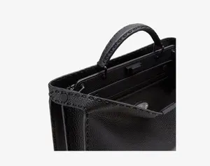 Fendi Selleria Top Handle Bag - Black