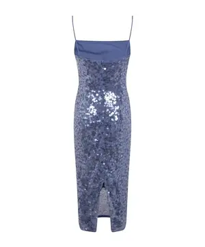 Ralph Lauren Sequin Slip Midi Dress